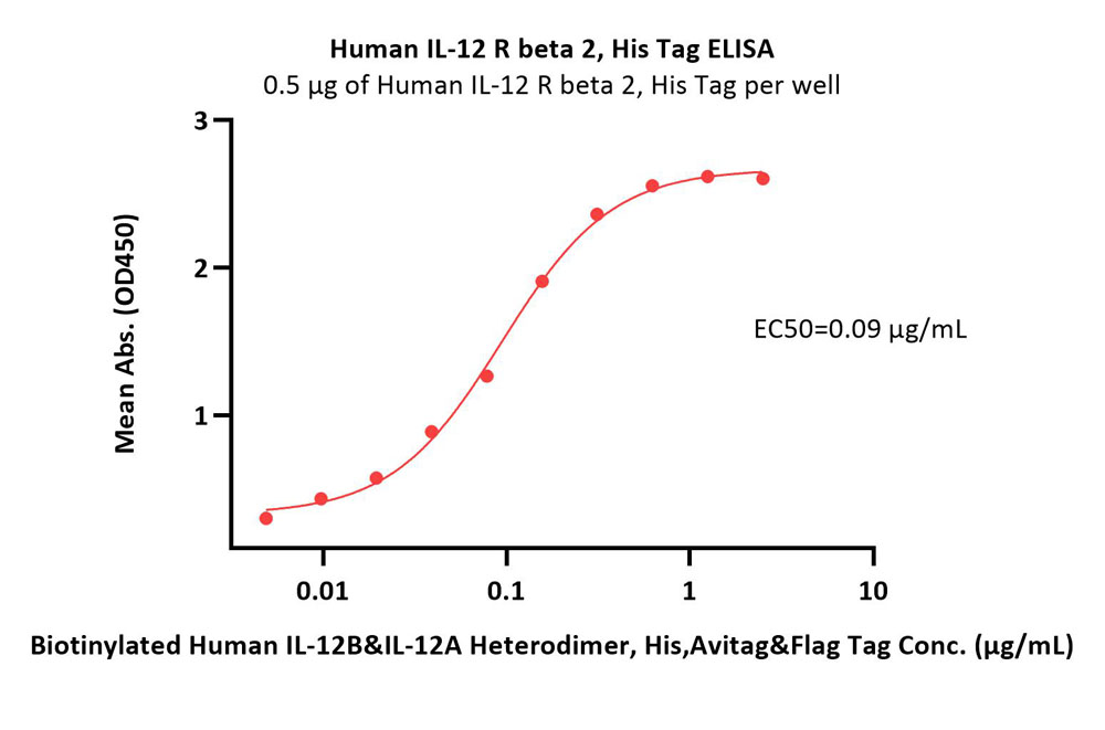 Human IL-12 R beta 2 Protein, His Tag (MALS verified) | ACROBiosystems